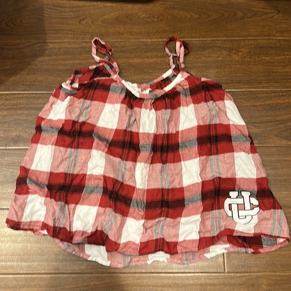 Tops | Chapman University Red Checkered Tank Top | Poshmark